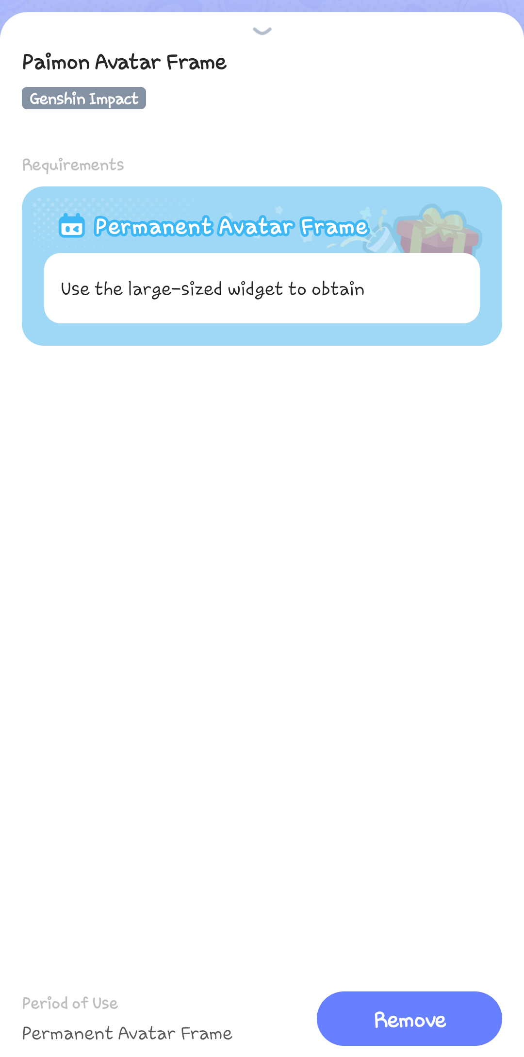 FINALLY PIAMON AVATAR FRAME IS MINEE Genshin Impact | HoYoLAB