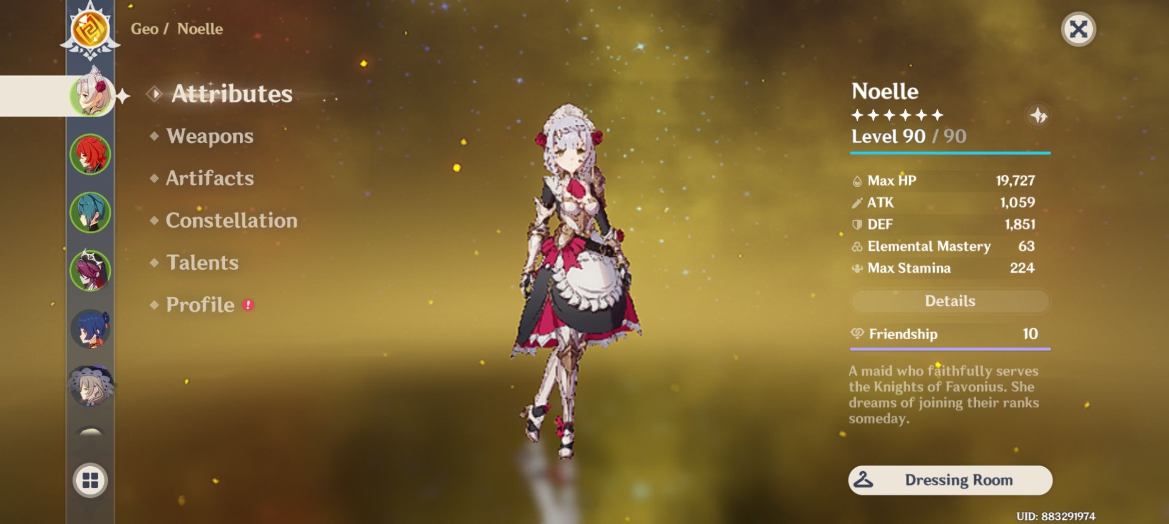 My Fav Character 🤩 ( Noelle Build ) Genshin Impact | HoYoLAB