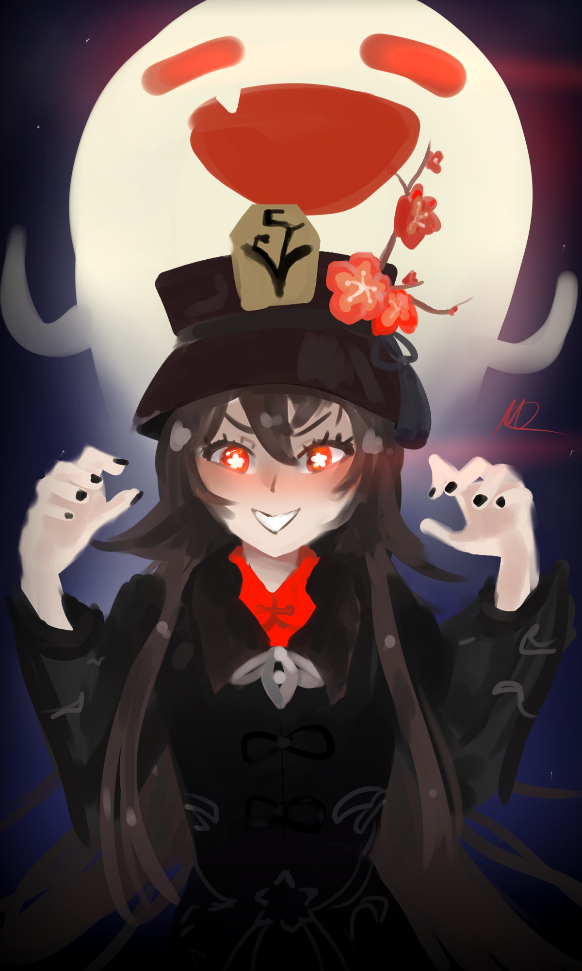 Hu Tao Fan art contest submission! Genshin Impact | HoYoLAB