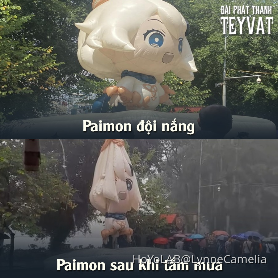 Tr mắ ai đi "Paimon xin chào" khum, với qua thì thành "Paimon tạm biệt ...