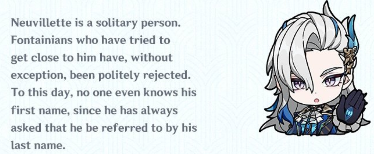 Anyone knows Neuvillette's first name ? Genshin Impact | HoYoLAB