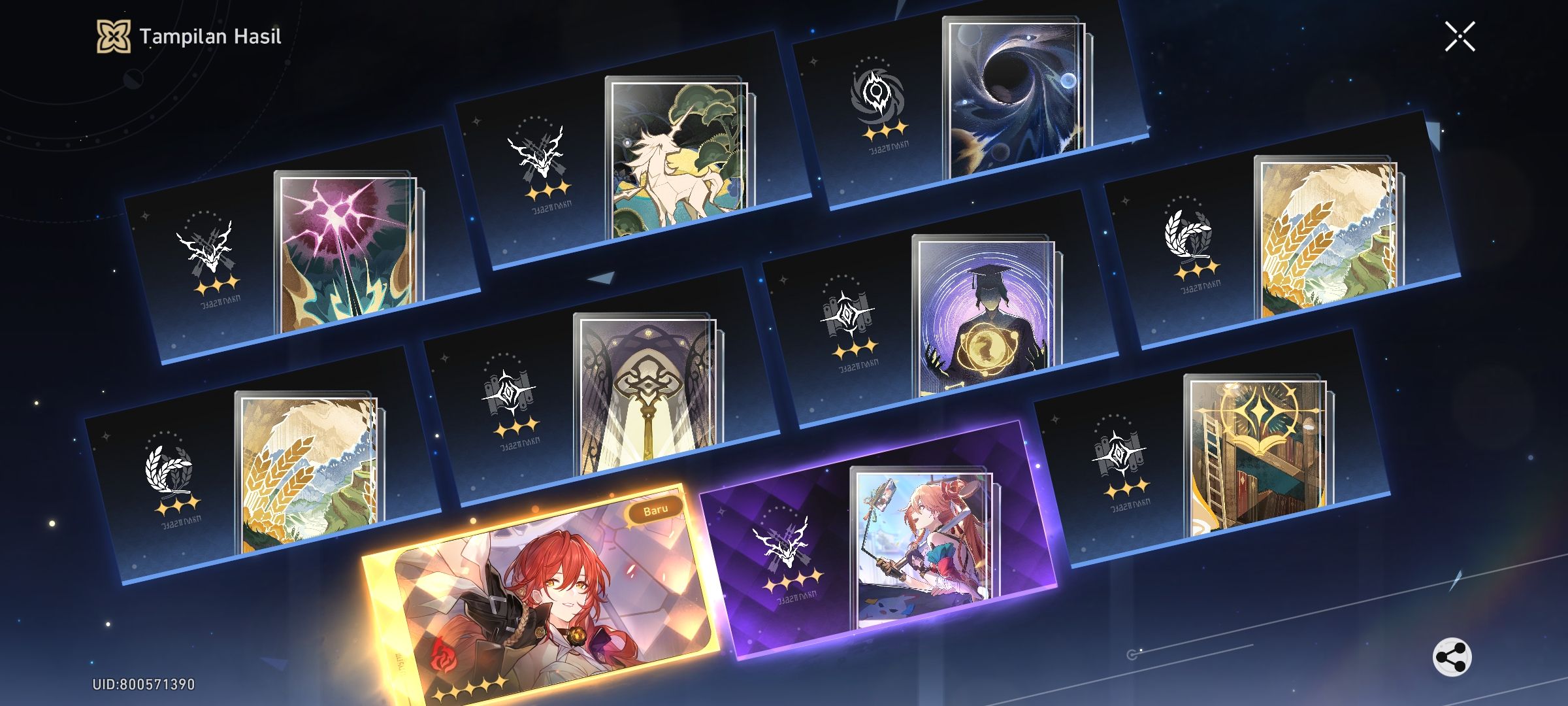 kalah rate off di banner fu xuan dapet mama himeko , bentar lagi ...