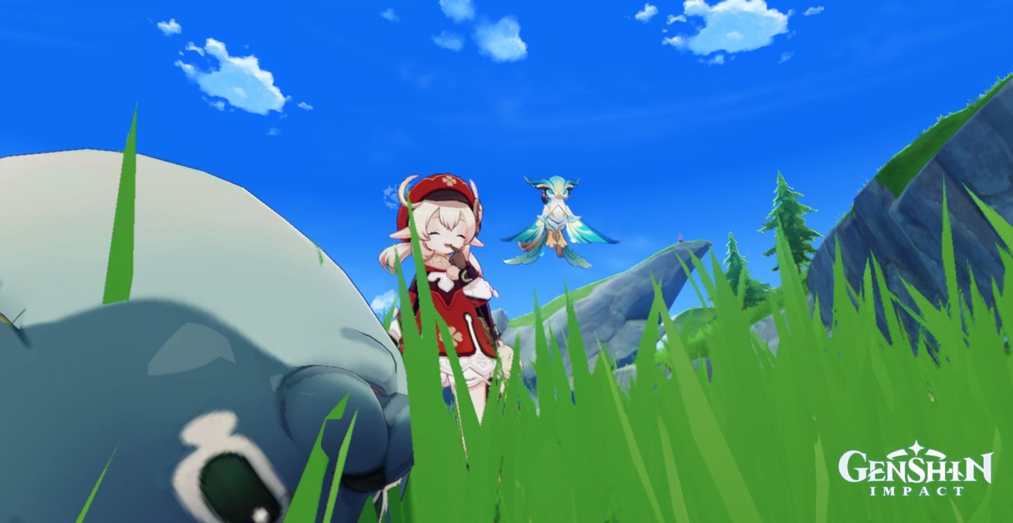 Klee with her new friend 😆 Genshin Impact | HoYoLAB