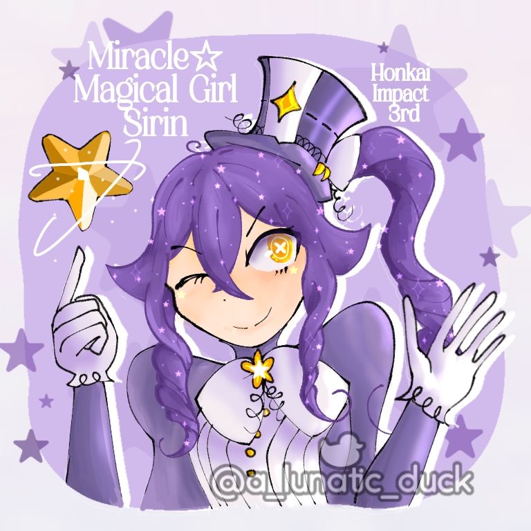 Miracle☆ Magical Girl Sirin Fanart by me! Honkai Impact 3rd | HoYoLAB