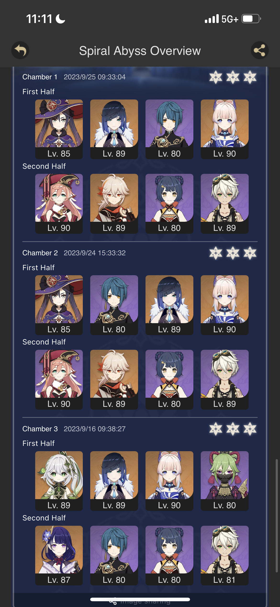 Tried to 36 star with mono hydro and pyro but couldnt do 12-3 😭 Genshin ...