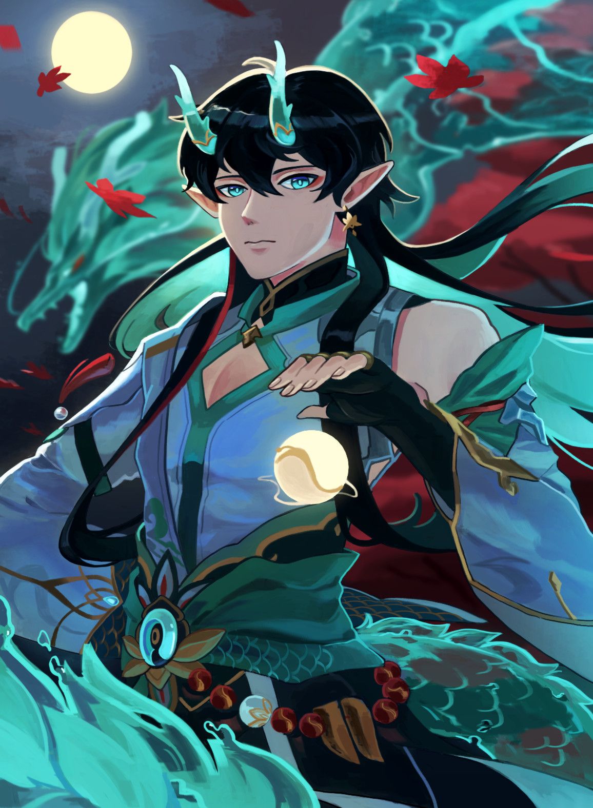 Dragon under the moon Honkai: Star Rail | HoYoLAB