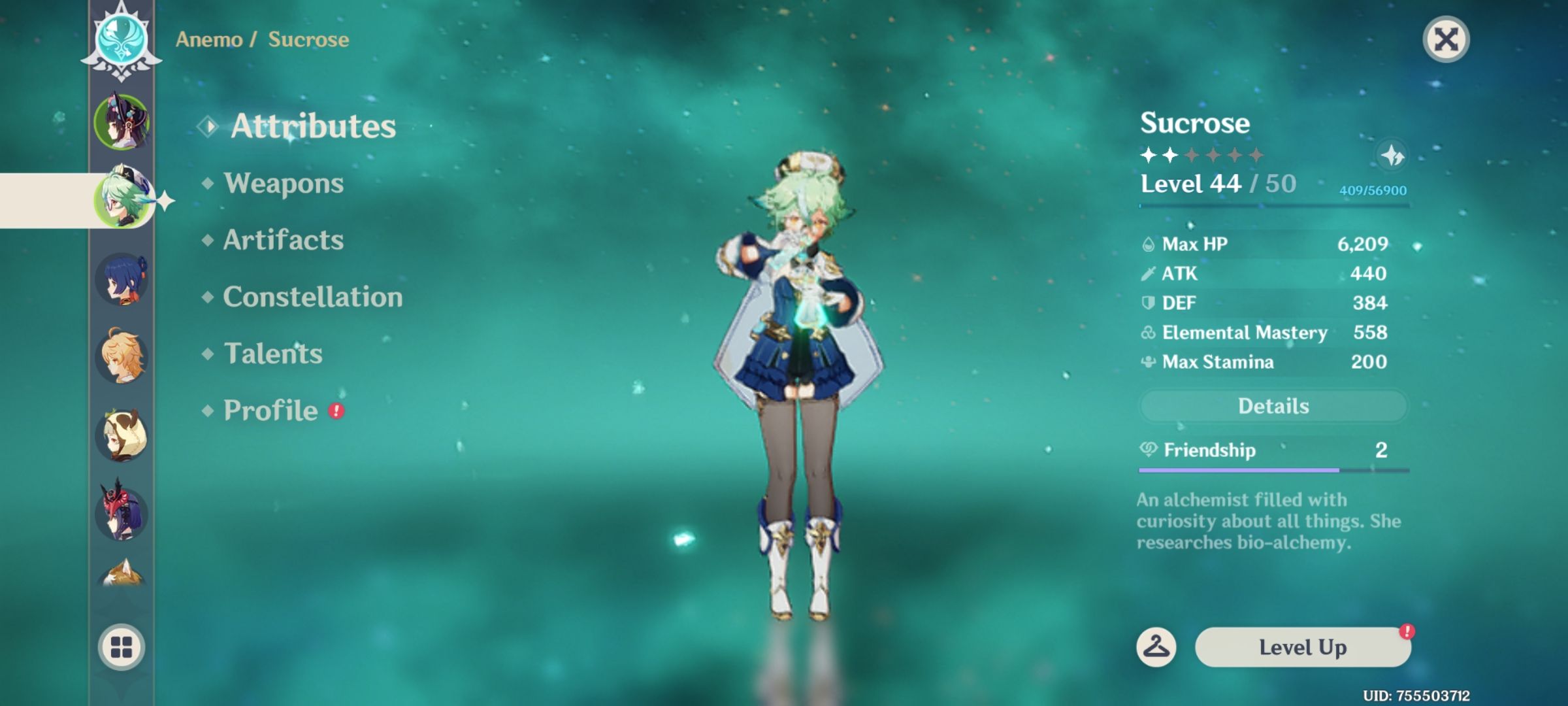 my Ar 25 sucrose EM build Genshin Impact | HoYoLAB