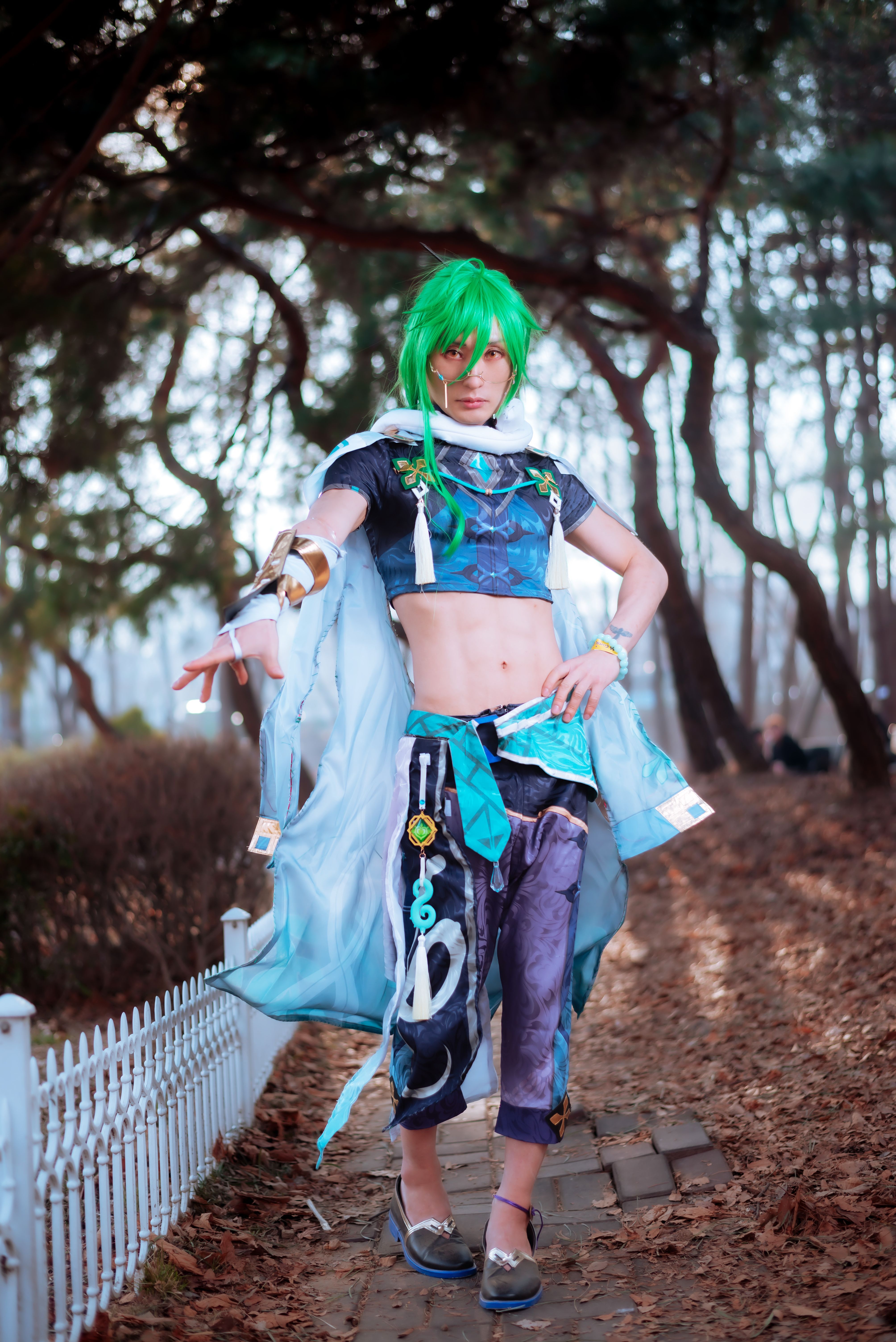 I try Baizhu Cosplay. ( 조촐하게 백출 코스프레 해봤다. ) Genshin Impact | HoYoLAB