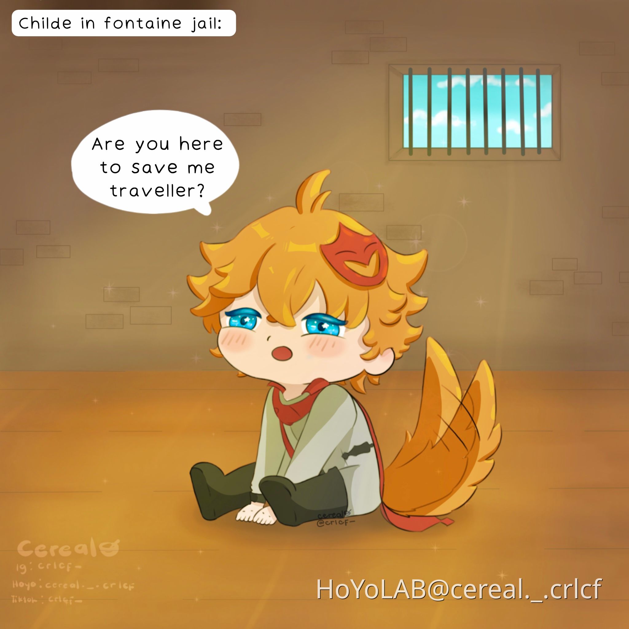 Childe chibi req Genshin Impact | HoYoLAB