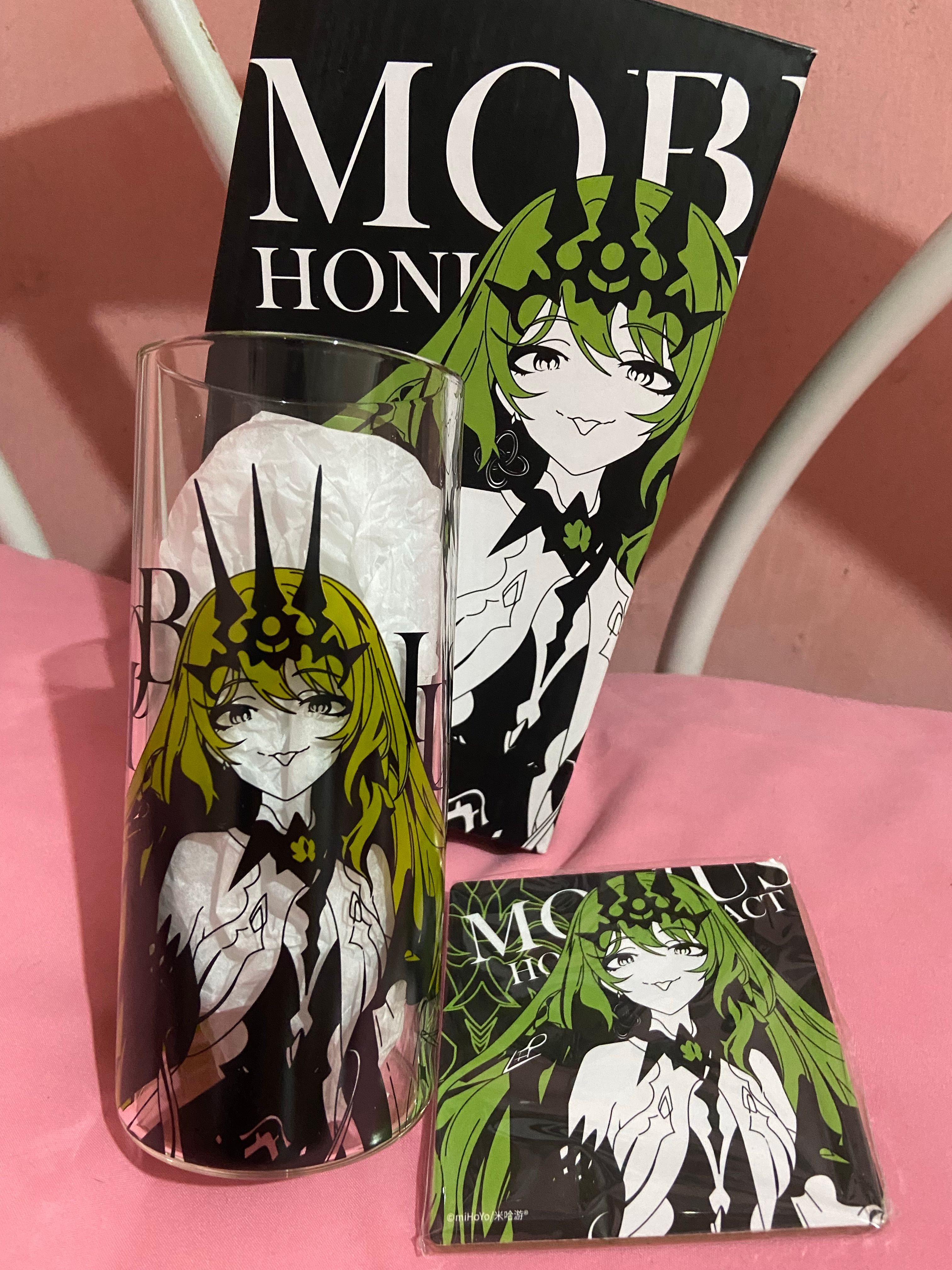 Mobius Glass Cup with Coaster & Pencil Case ️ Honkai Impact 3rd | HoYoLAB