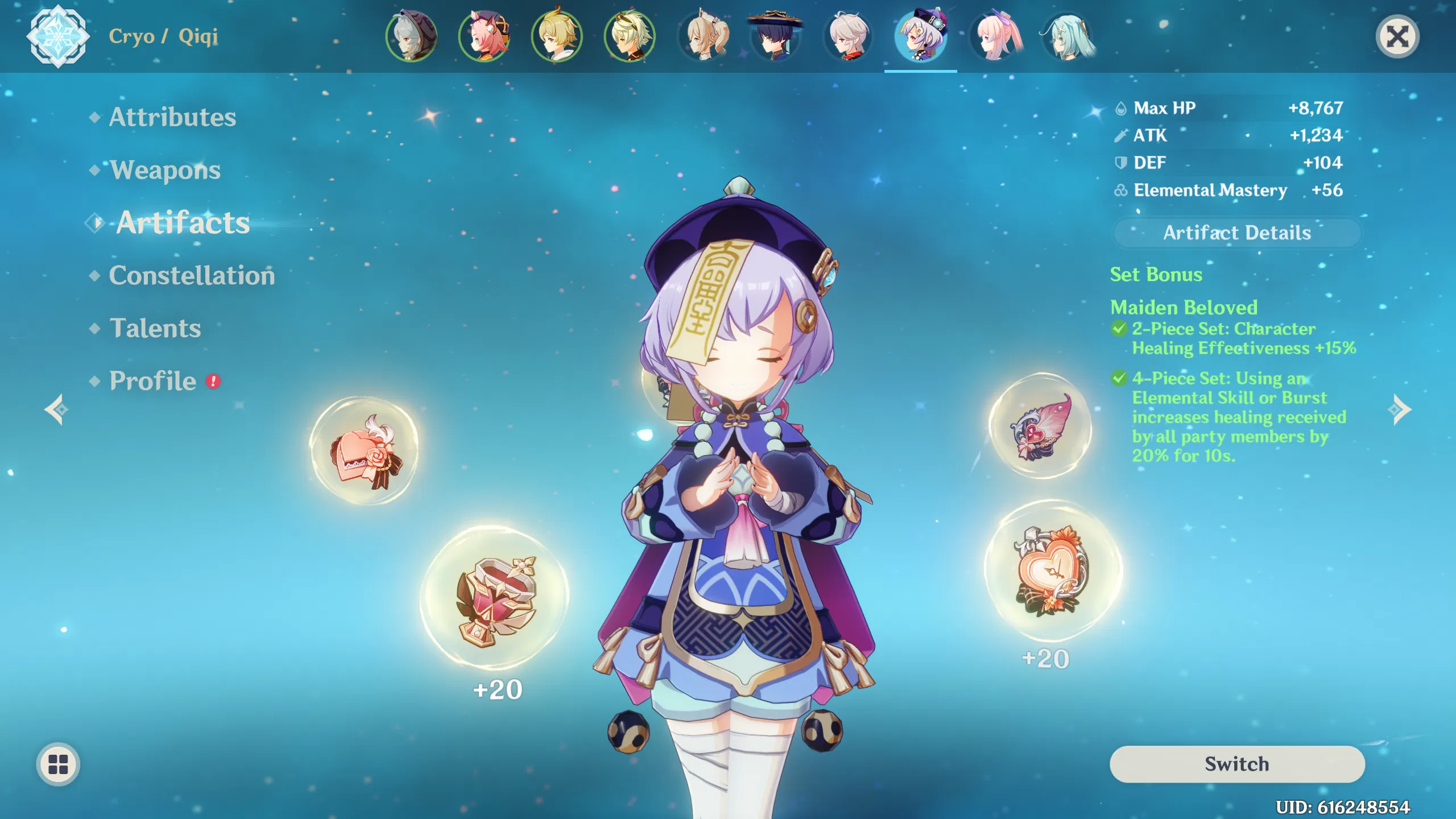 F2P Qiqi Build (Healer) Genshin Impact | HoYoLAB