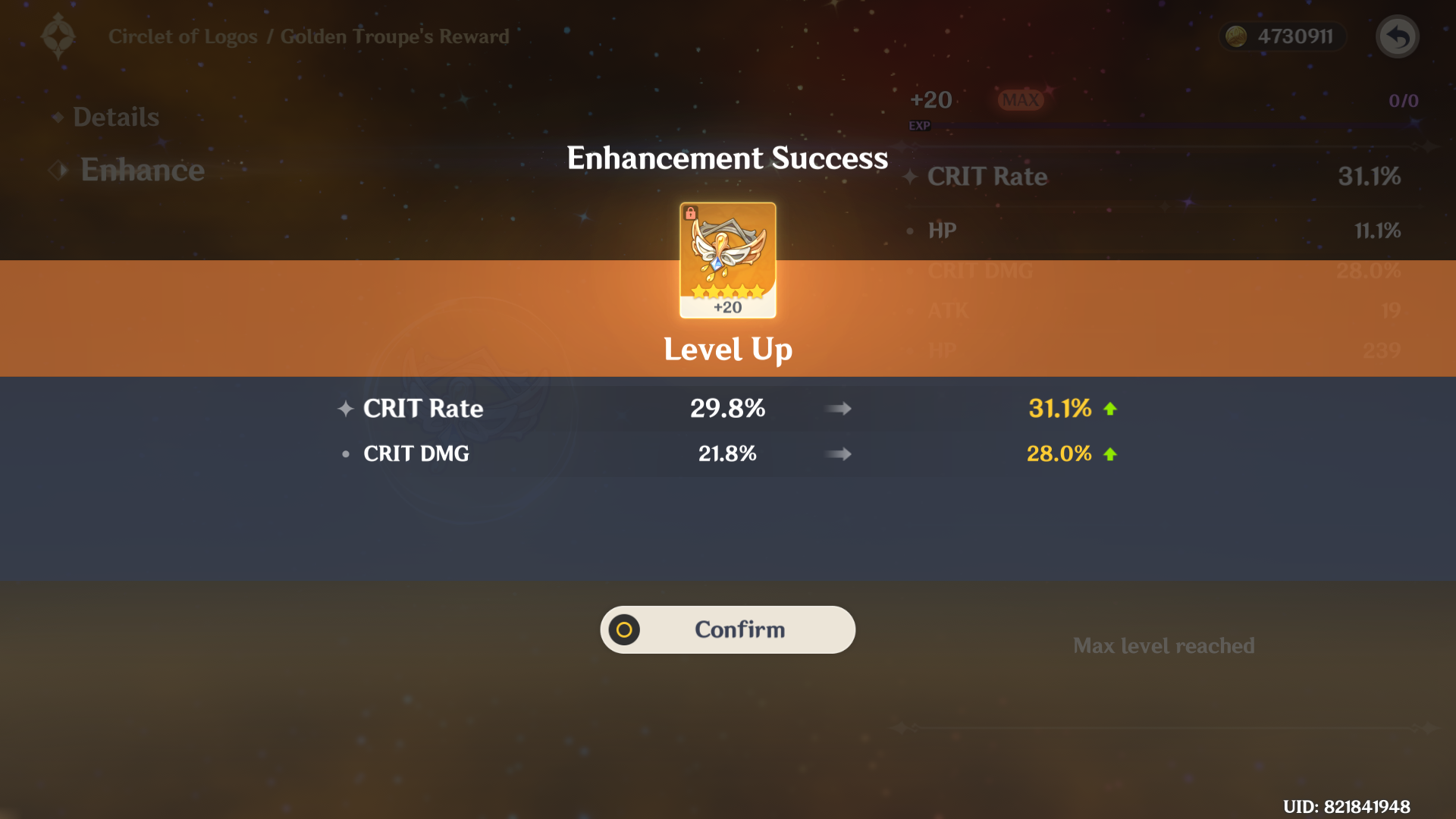 My First Perfect Crit Circlet Super Satisfying!!! Genshin Impact | HoYoLAB