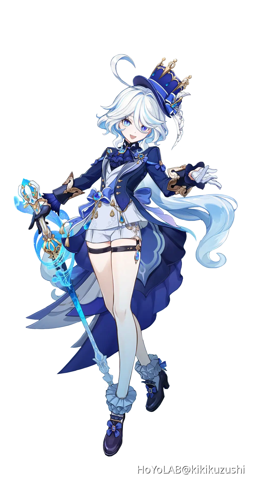 Furina Full Body PNG Transparent and HD Version Genshin Impact | HoYoLAB