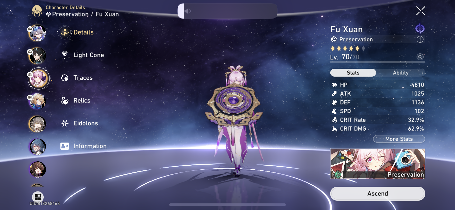 Fu Xuan build Honkai: Star Rail | HoYoLAB