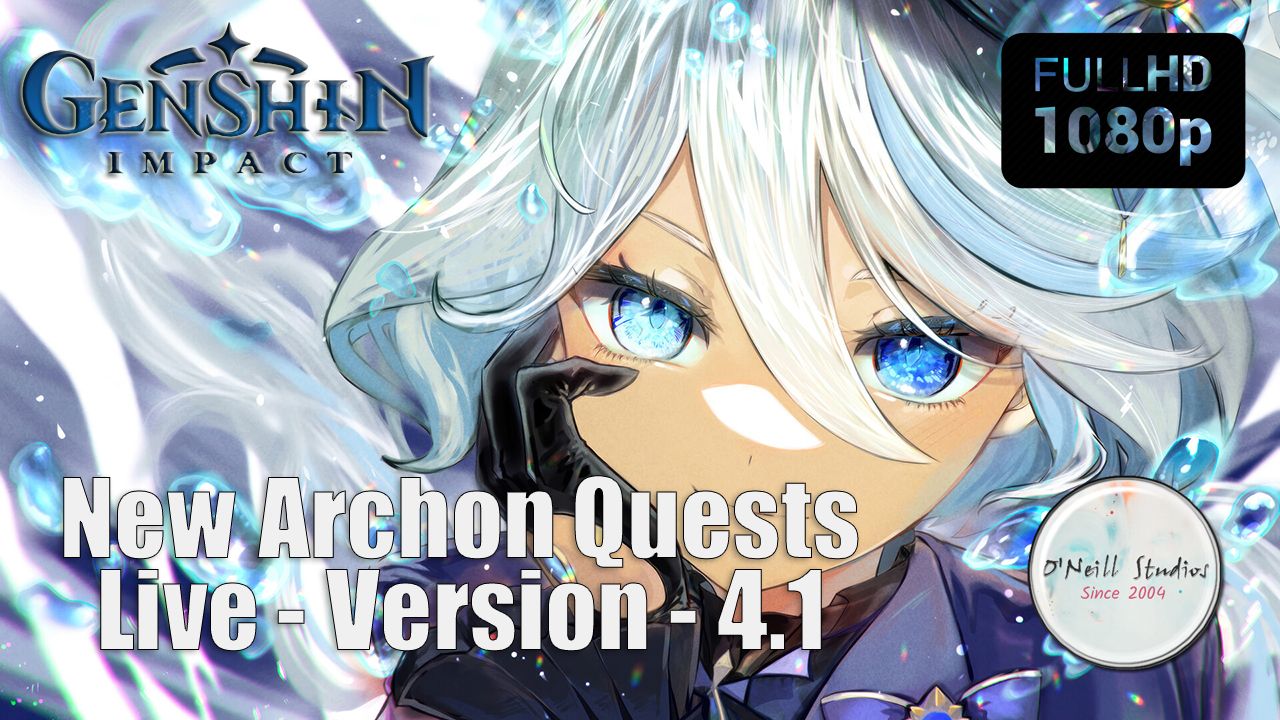 Genshin Impact - New Archon Quests - Update 4.1 - Live Walkthrough No ...