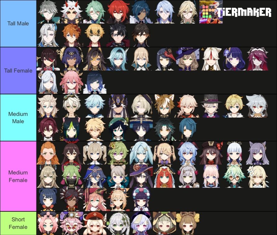 Character Model Types Genshin Impact | HoYoLAB