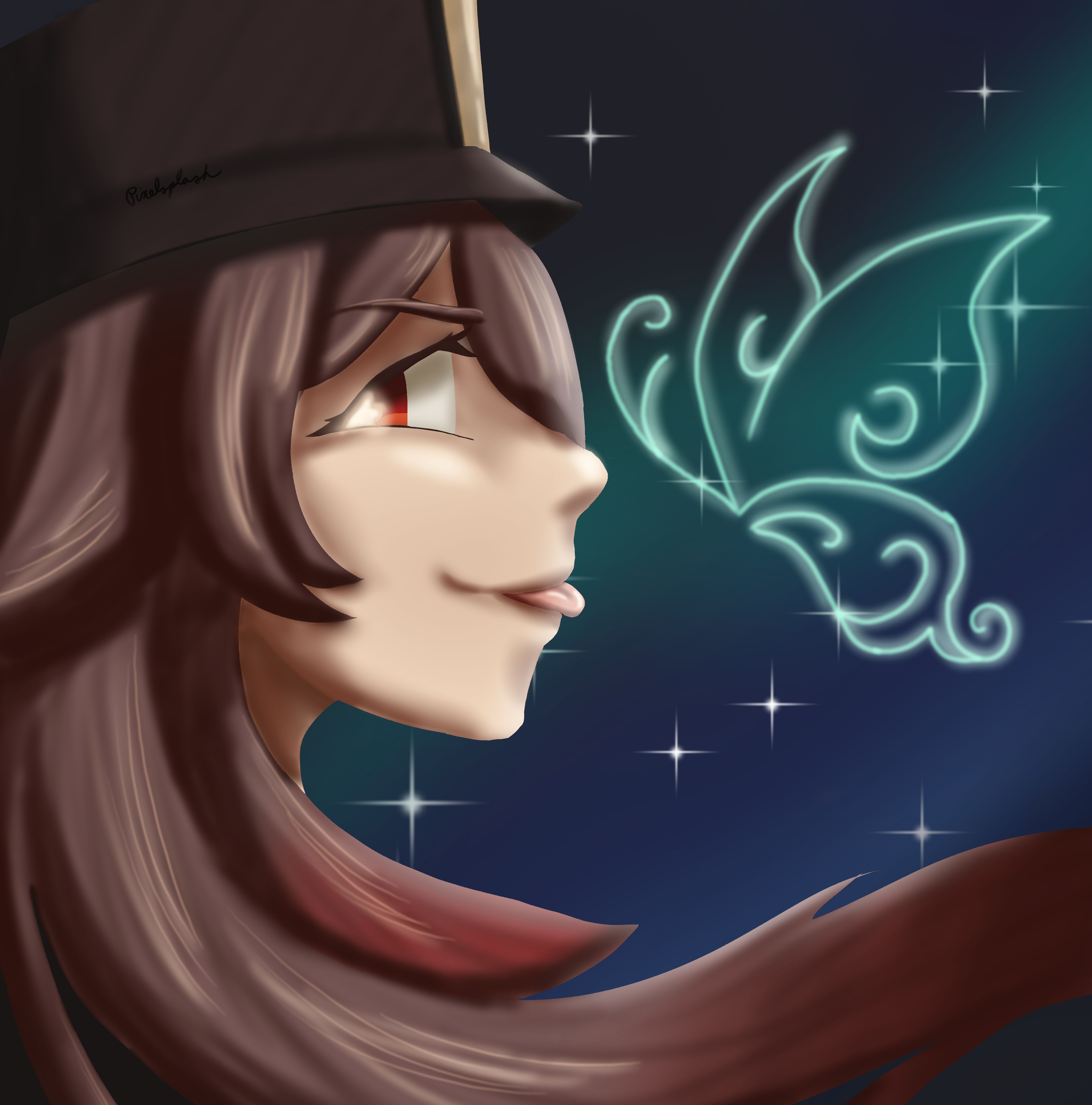 Another Hu Tao Fanart Contest Entry Genshin Impact | HoYoLAB