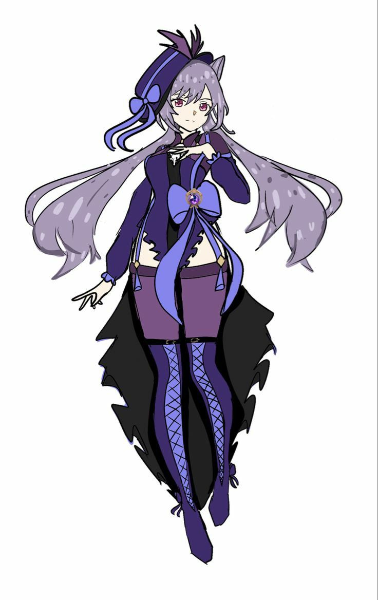 if Keqing was from Fontaine redesign Genshin Impact | HoYoLAB