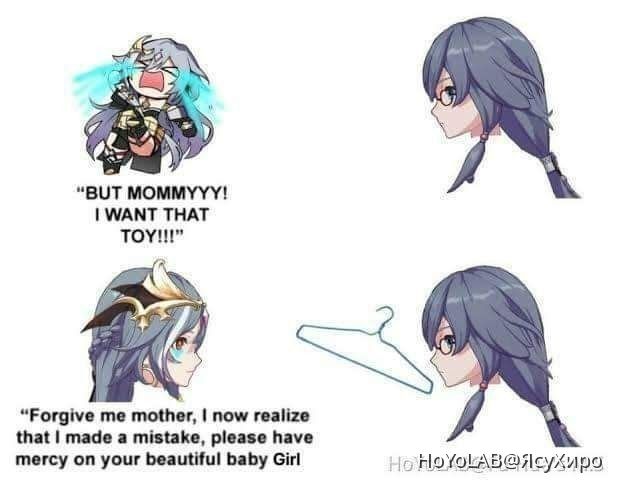 мемы Honkai Impact 3rd | HoYoLAB