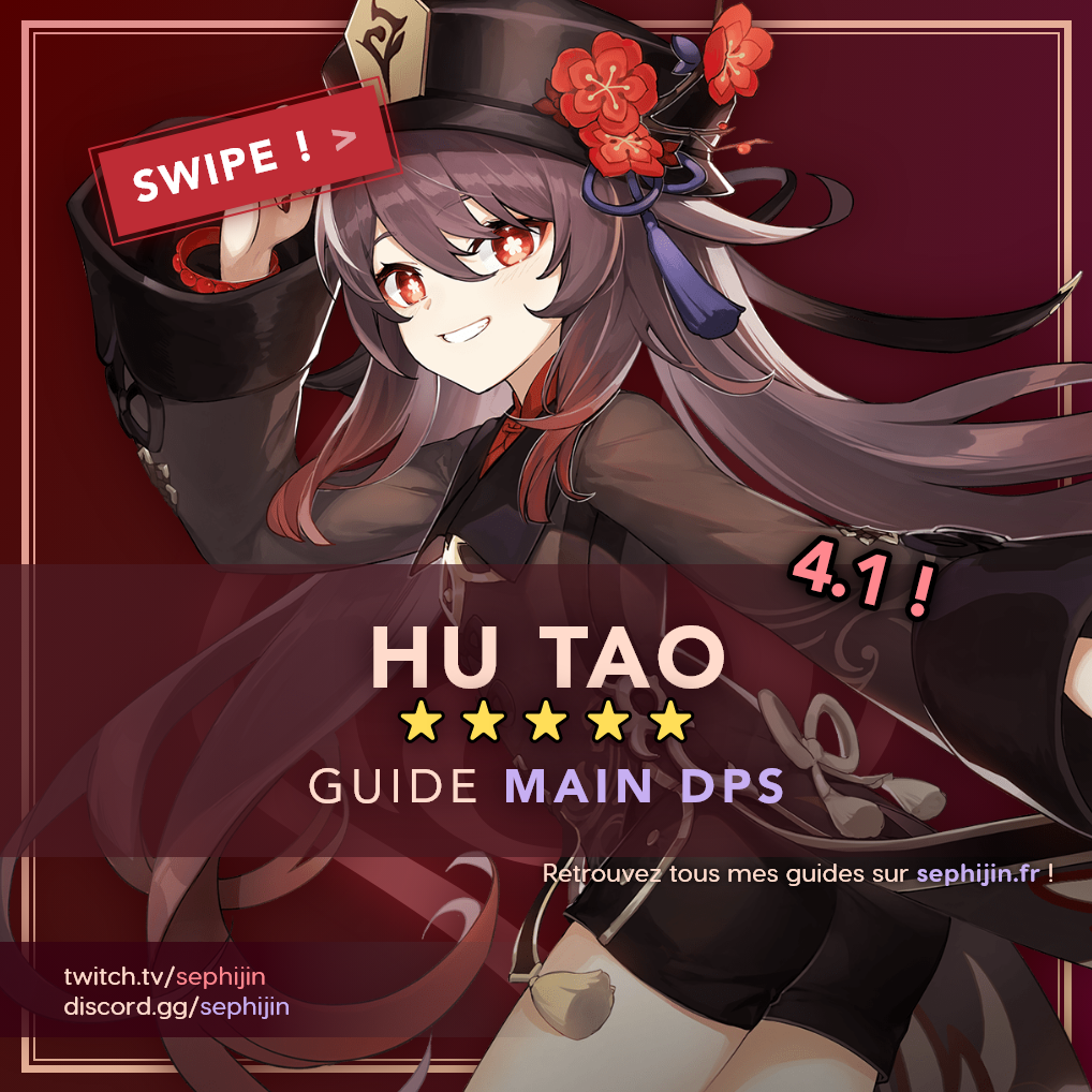 [Guide 4.1] Guide complet de Hu tao ! Genshin Impact | HoYoLAB