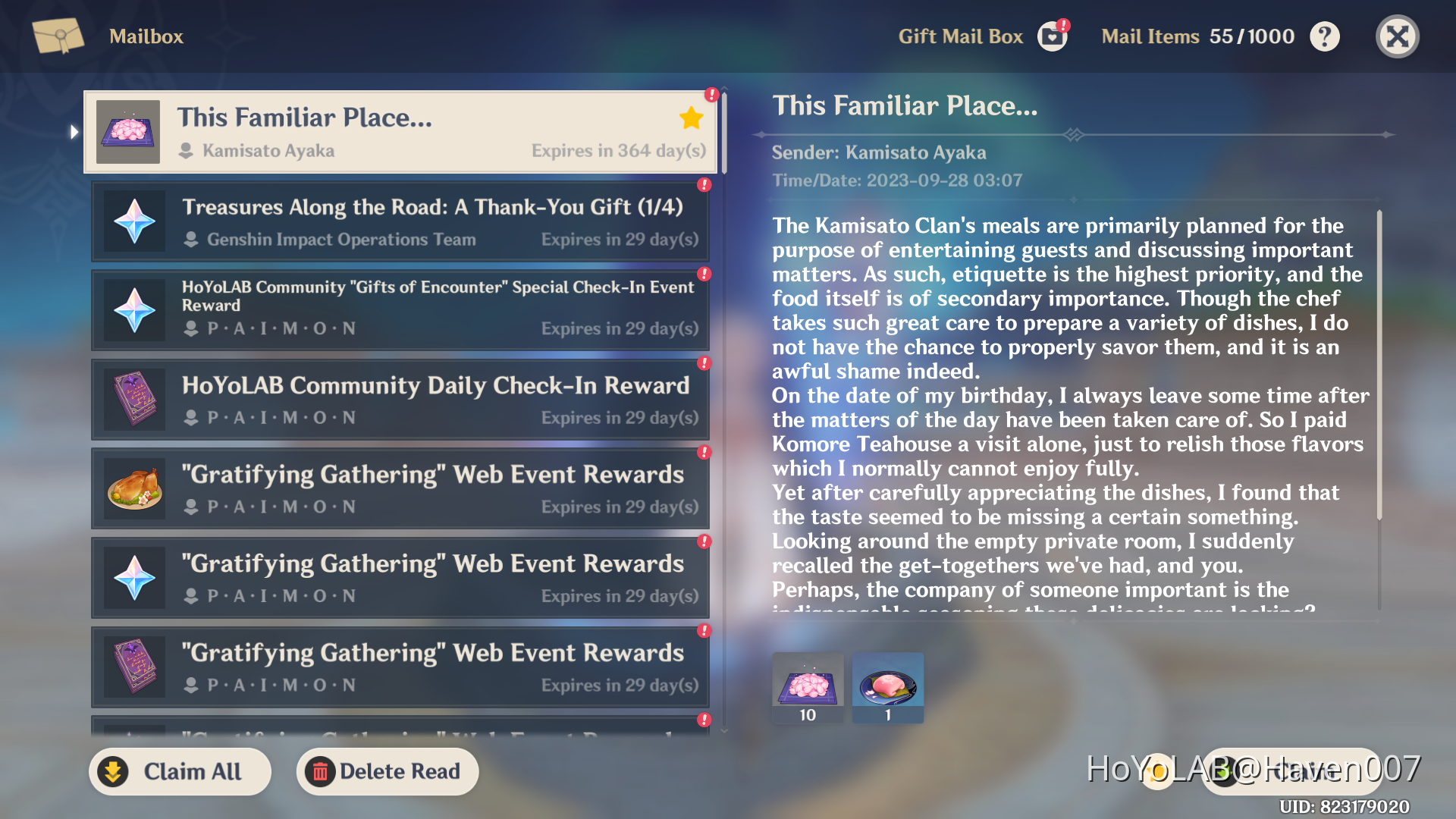 [Daily Sharing] Genshin Impact | Here come the 3rd Anniversary Rewards ...