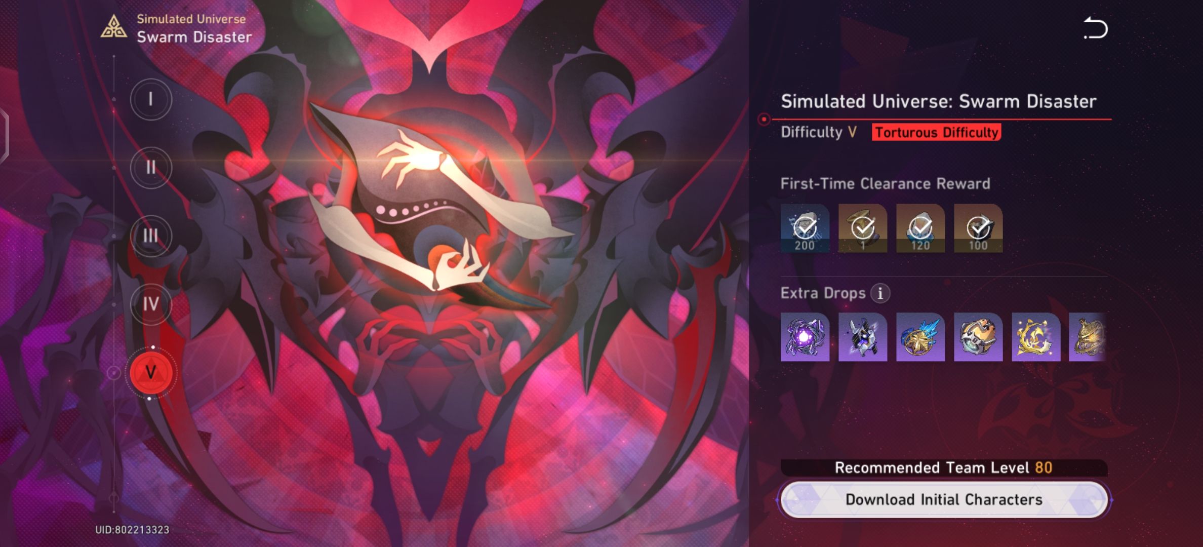 DONE... FIRST TRY Difficulty V Swarm Disaster. Honkai: Star Rail | HoYoLAB