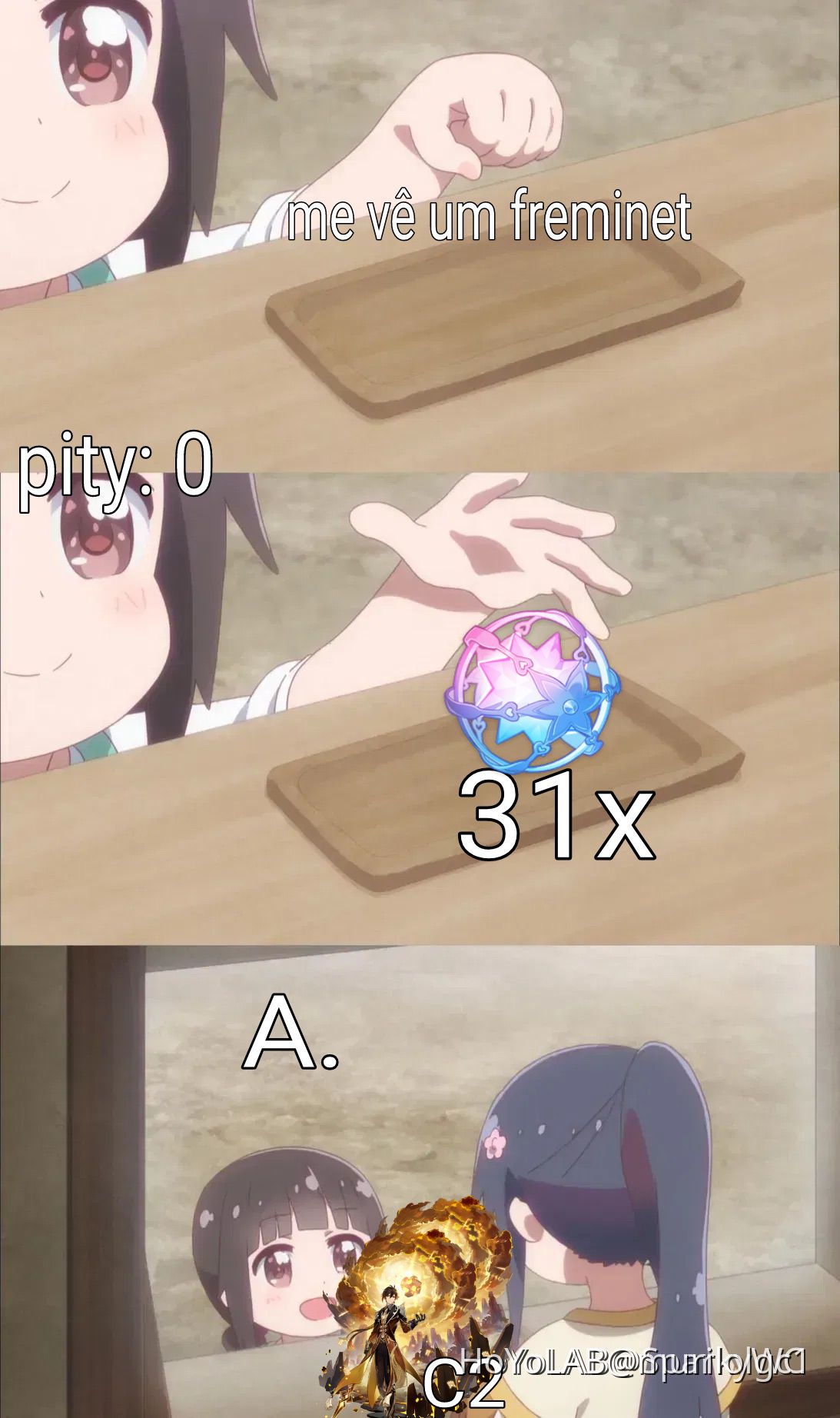 eu tentando pegar o freminet... Genshin Impact | HoYoLAB