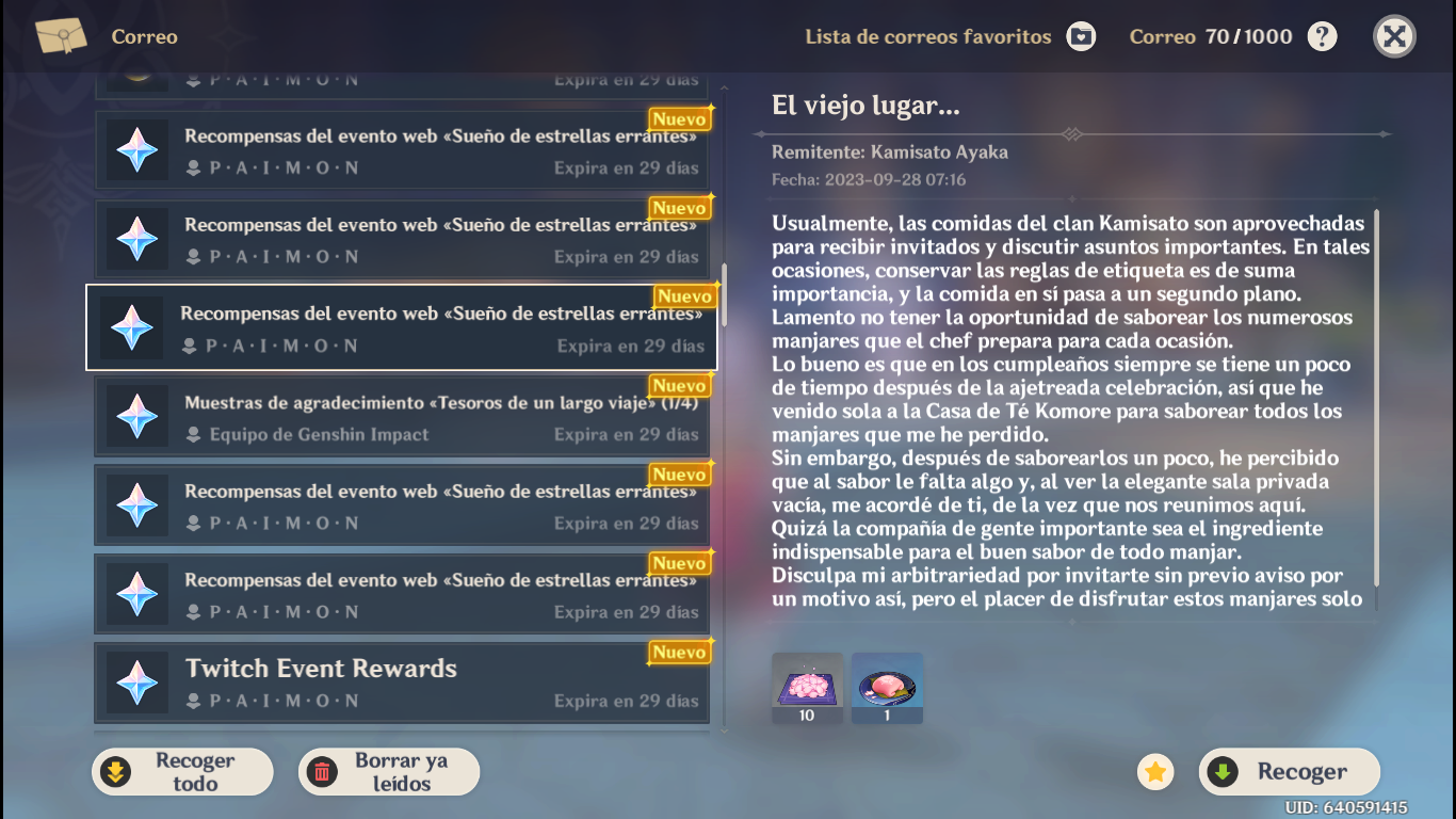 Bueno Nuevo Evento Web🥳 180 Protos 🍧 Genshin Impact | HoYoLAB