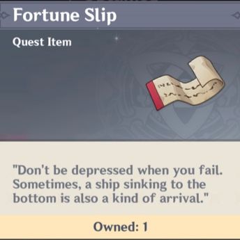 Fortune slips again? Genshin Impact | HoYoLAB