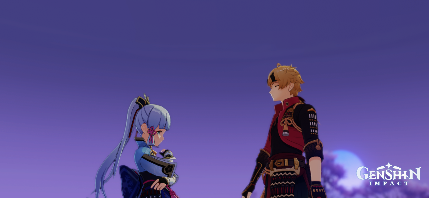 Some weird and cute matching pfp for u just cut it into half Genshin ...