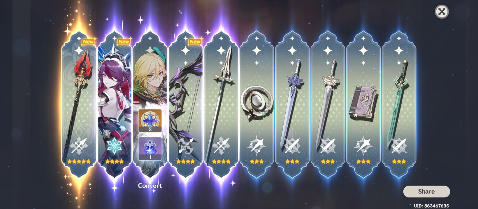 Getting 4 4* in one 10x Genshin Impact | HoYoLAB