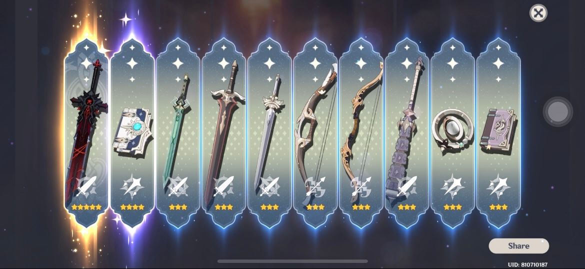 My weapon pulls for Neuvillette aka Part 2 of Neuvillette pulls Genshin ...