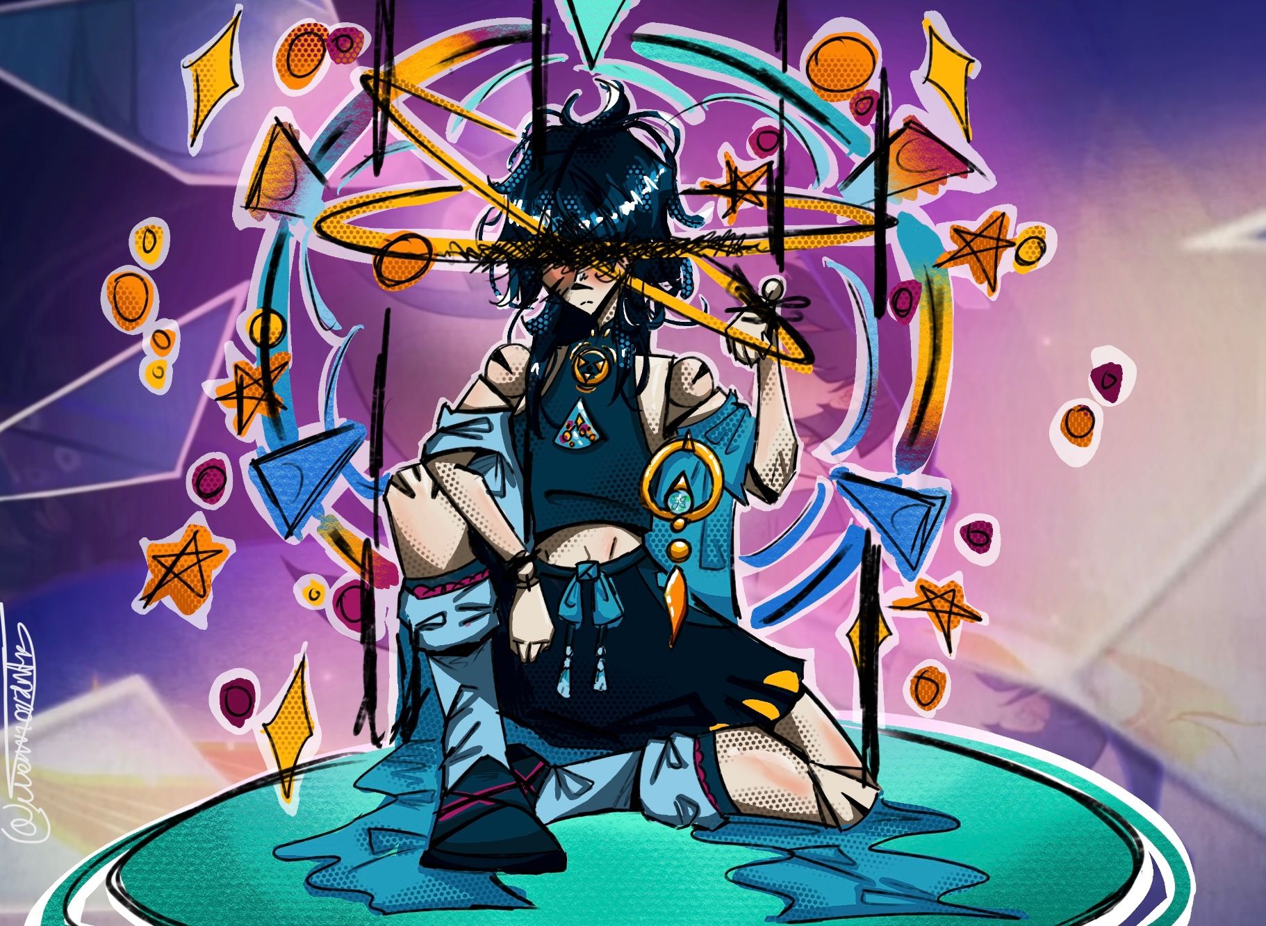 So I made creative scara fanart Genshin Impact | HoYoLAB