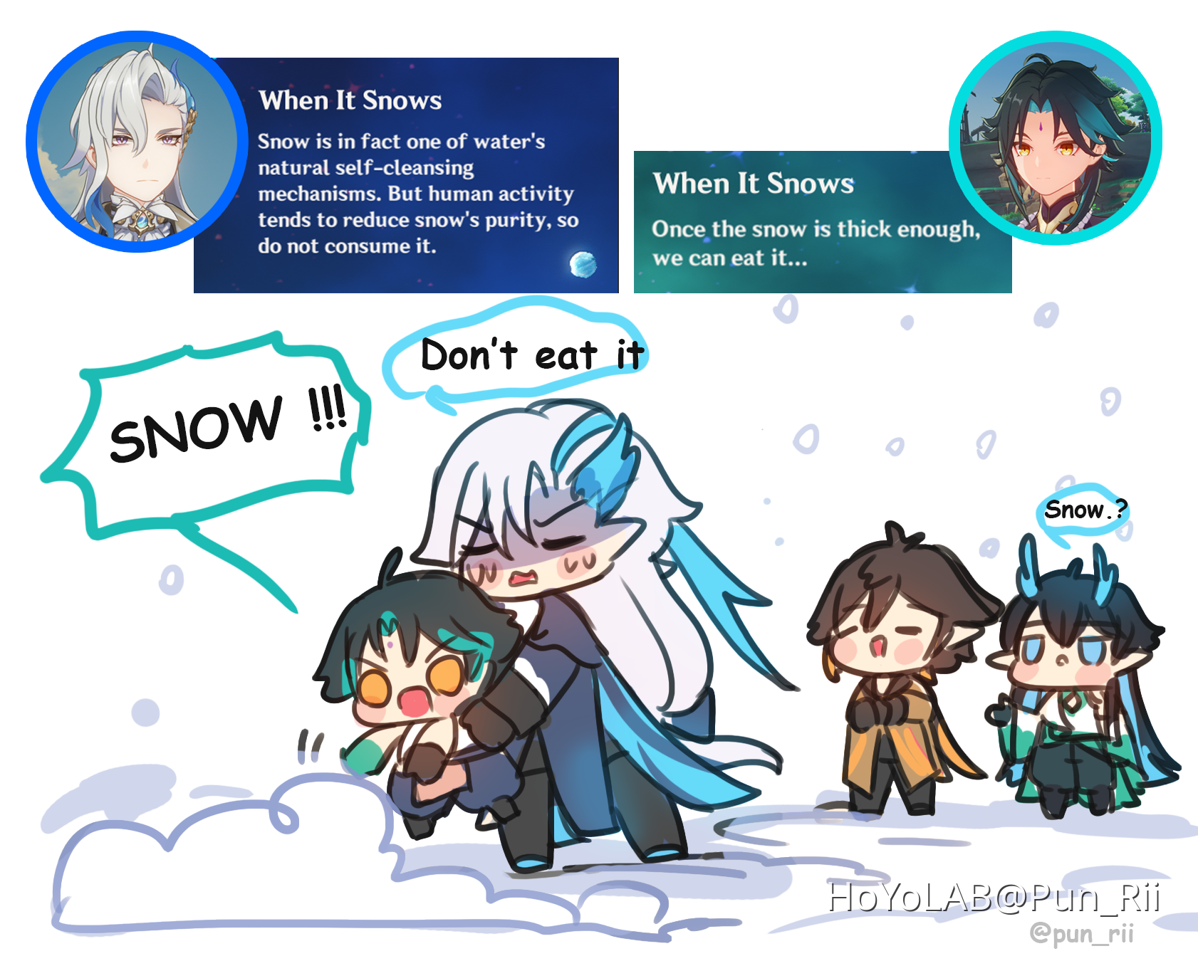 Snow !!! Genshin Impact | HoYoLAB
