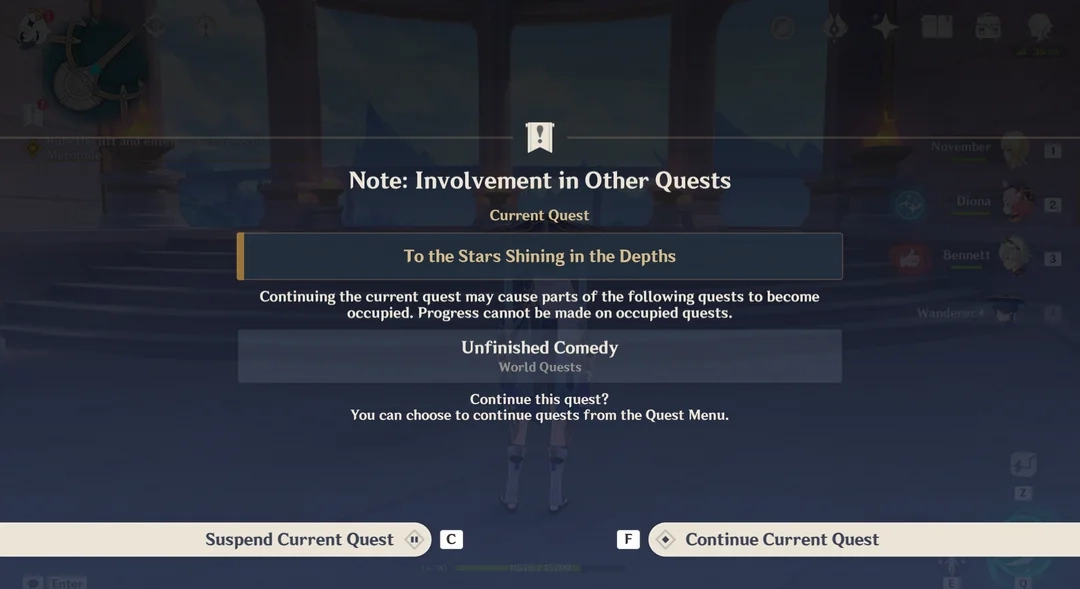 WE CAN SUSPEND QUESTS NOW EEEEE Media Genshin Impact | HoYoLAB