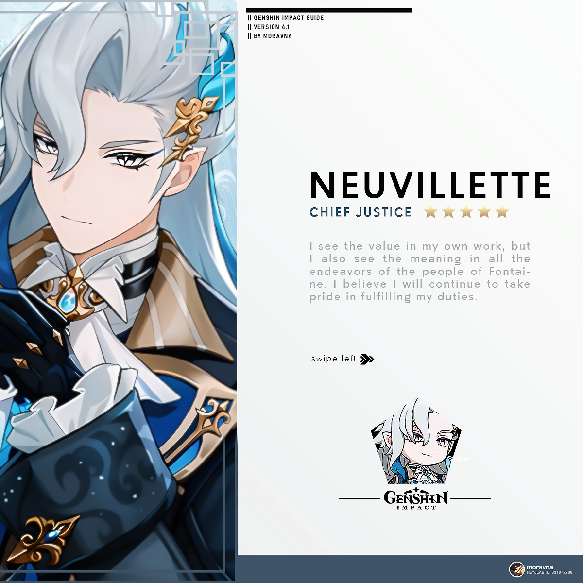 v4.1 Character Build Guide for Neuvillette | Genshin Impact Genshin ...