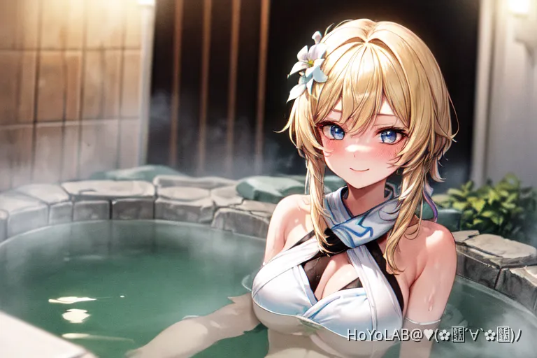 AI Art Lumine ( Bath Time ! ) Genshin Impact | HoYoLAB