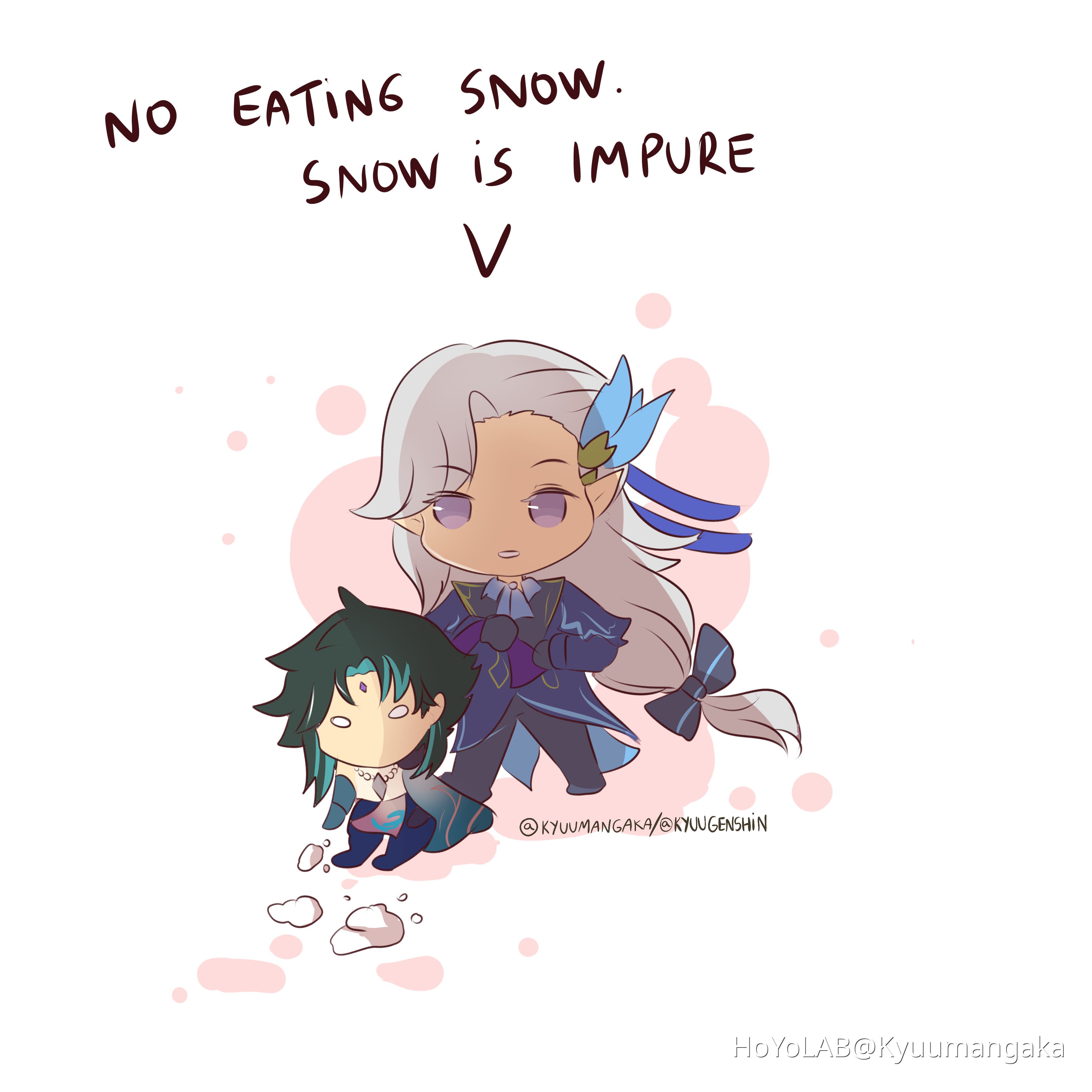 No Eating Snow, Xiao Genshin Impact | HoYoLAB