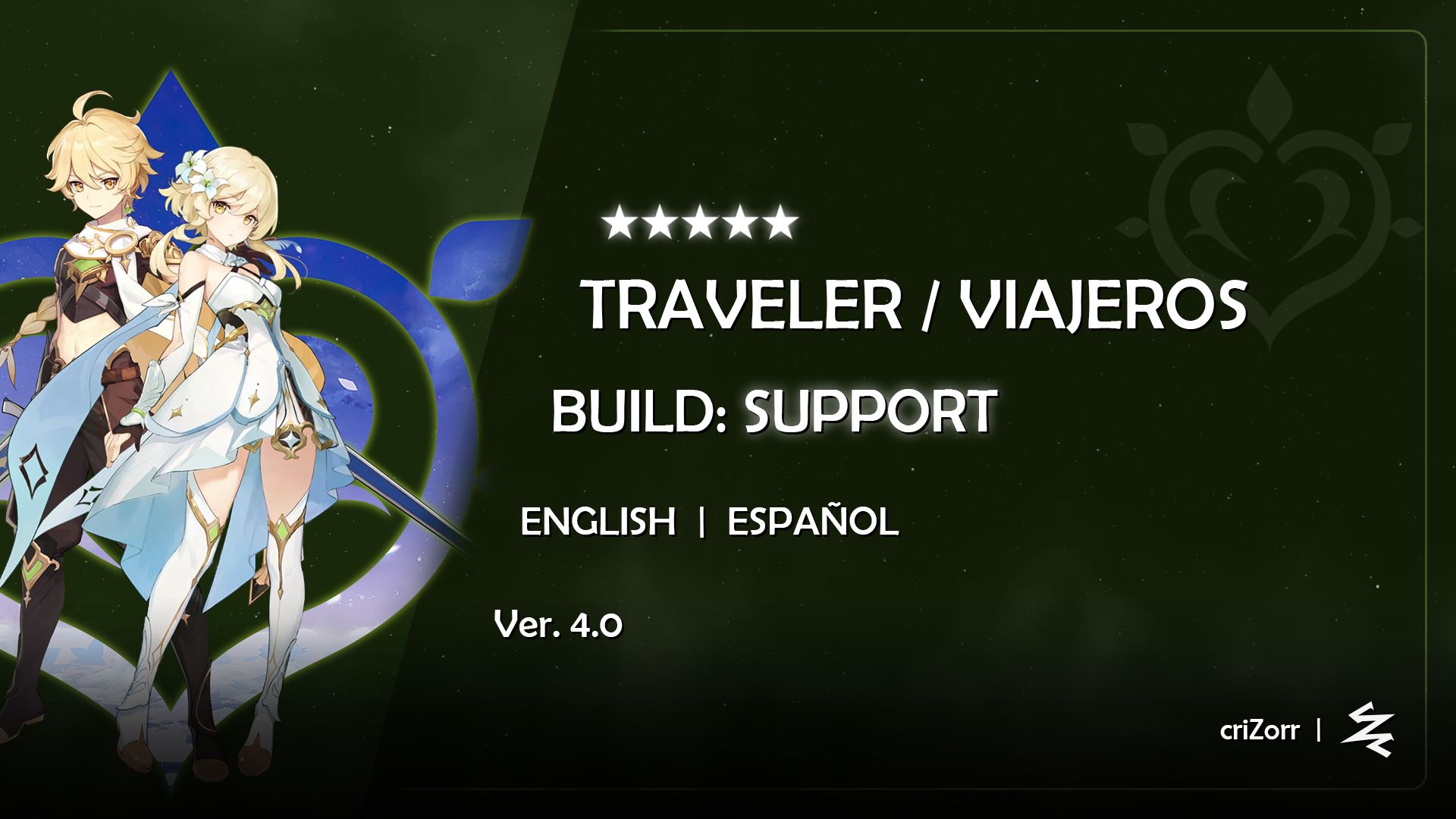 Traveler Dendro Build [v4.0] Genshin Impact | HoYoLAB