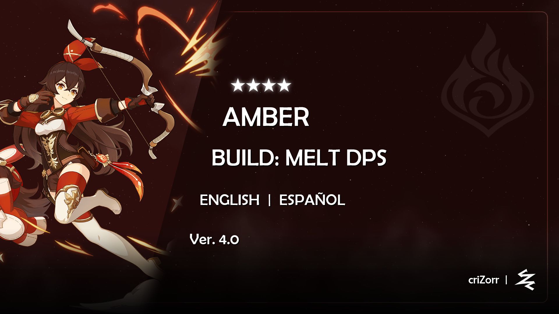 Amber Build MELT DPS [v4.0] Genshin Impact | HoYoLAB