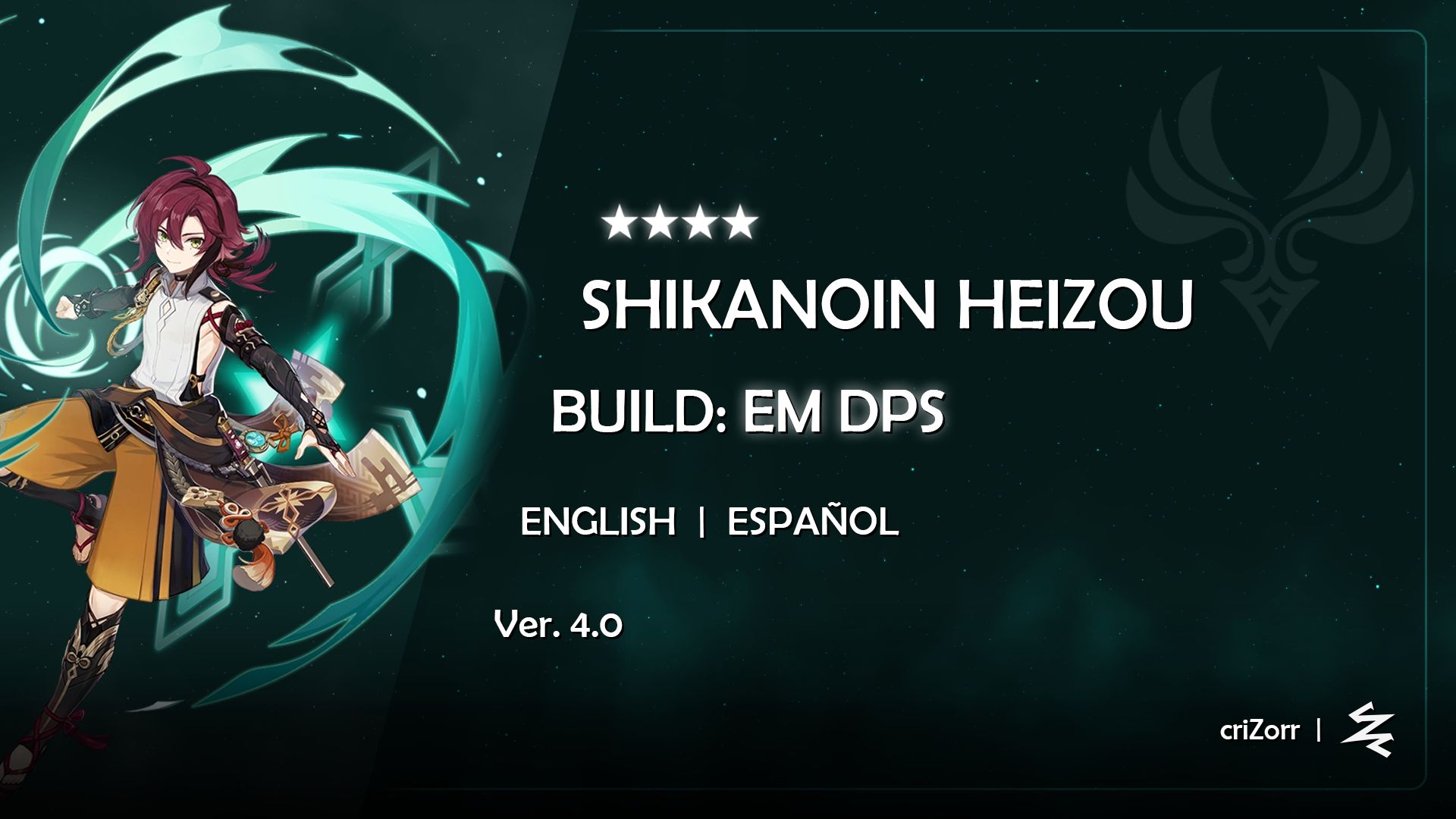 Shikanoin Heizou Build EM DPS [v4.0] Genshin Impact | HoYoLAB