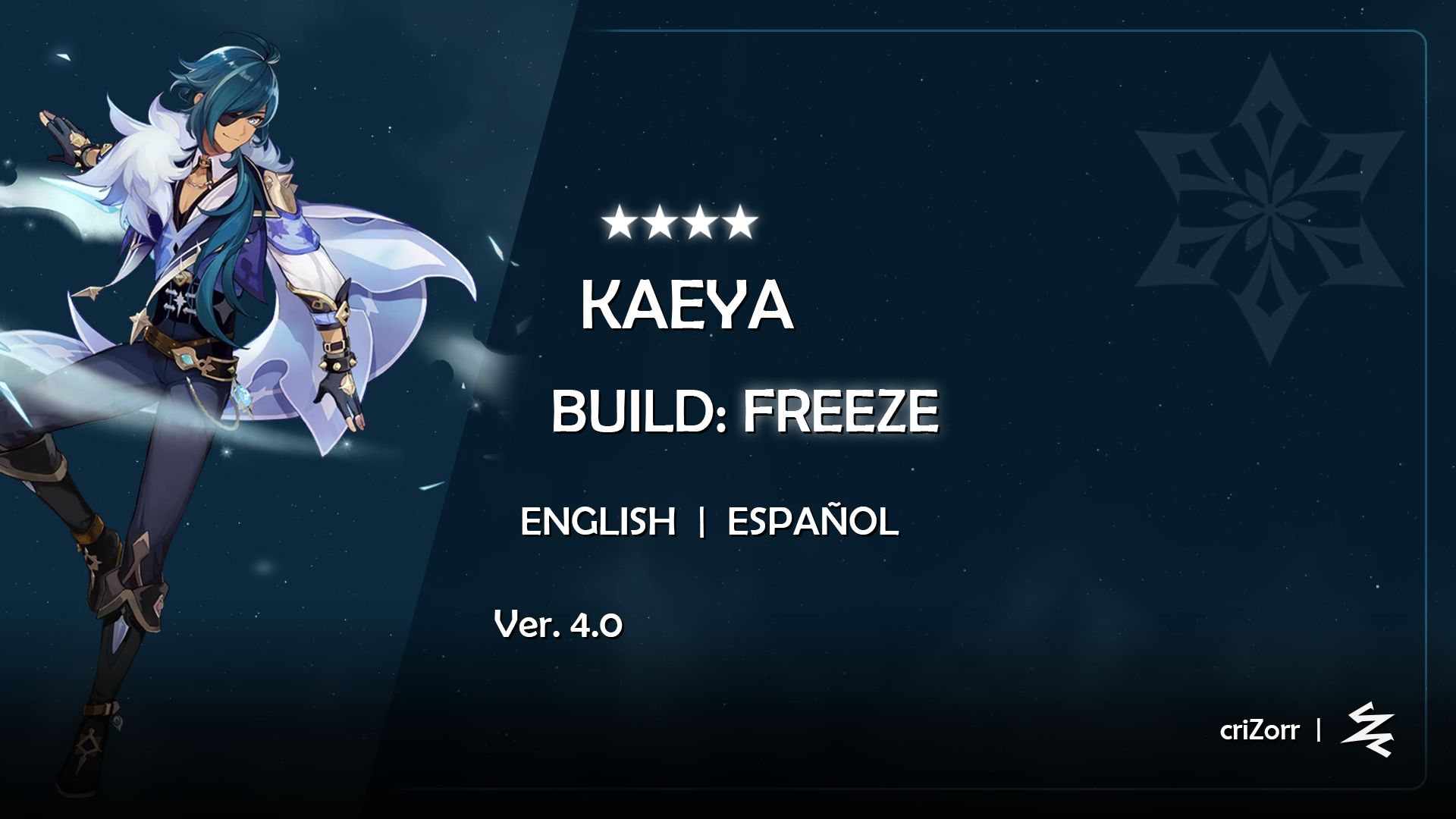 Kaeya Build FREEZE [v4.0] Genshin Impact | HoYoLAB