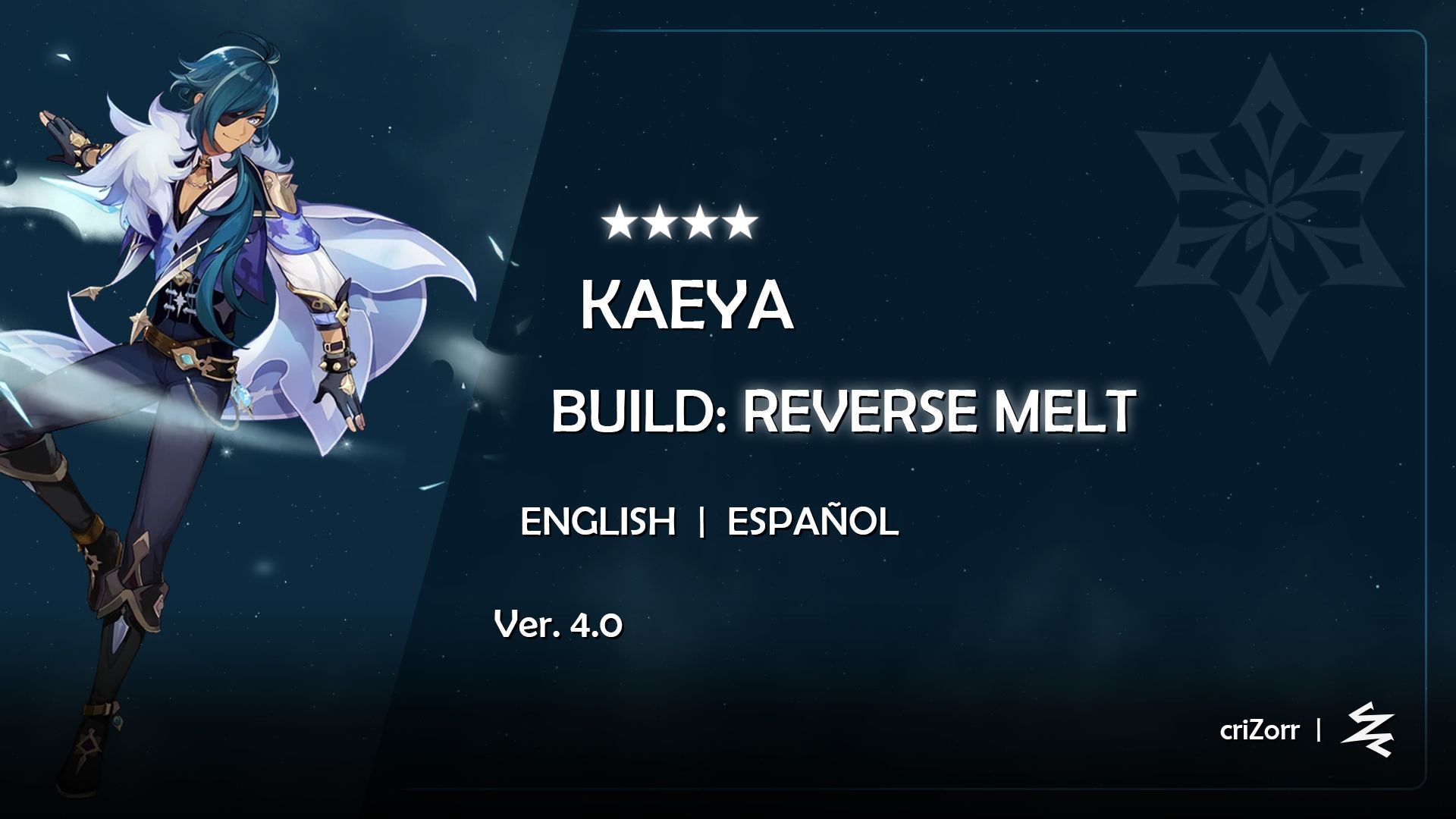 Kaeya Build REVERSE MELT [v4.0] Genshin Impact | HoYoLAB
