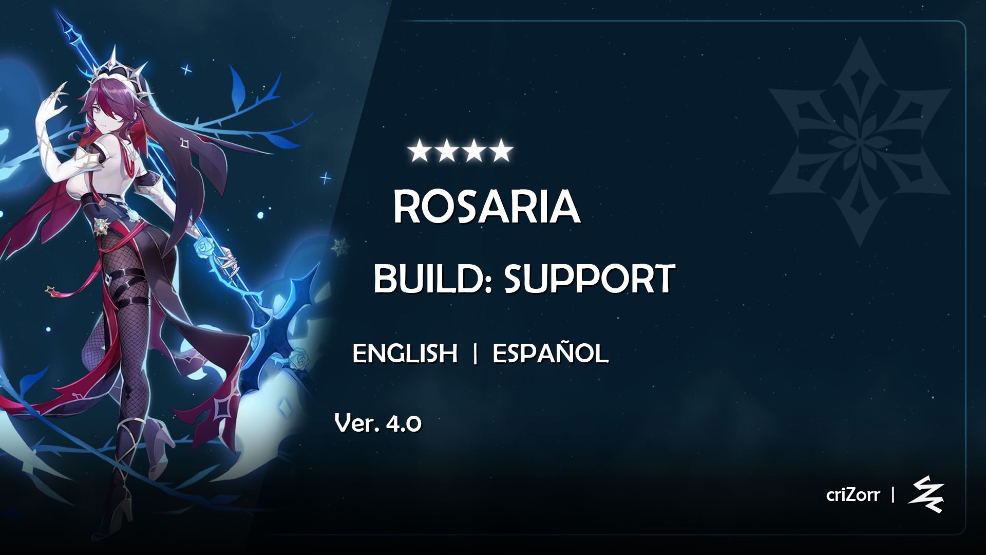 Rosaria Build SUPPORT [v4.0] Genshin Impact | HoYoLAB