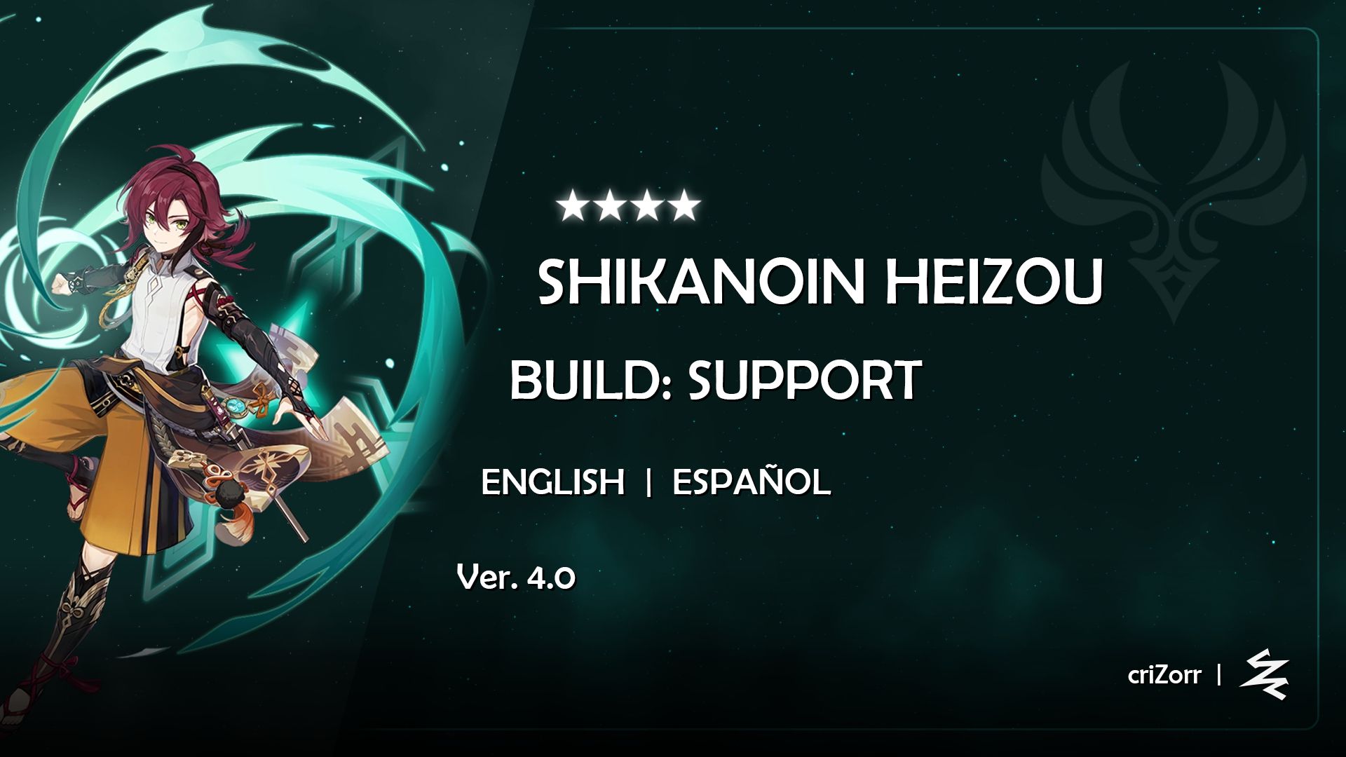 Shikanoin Heizou Build SUPPORT [v4.0] Genshin Impact | HoYoLAB