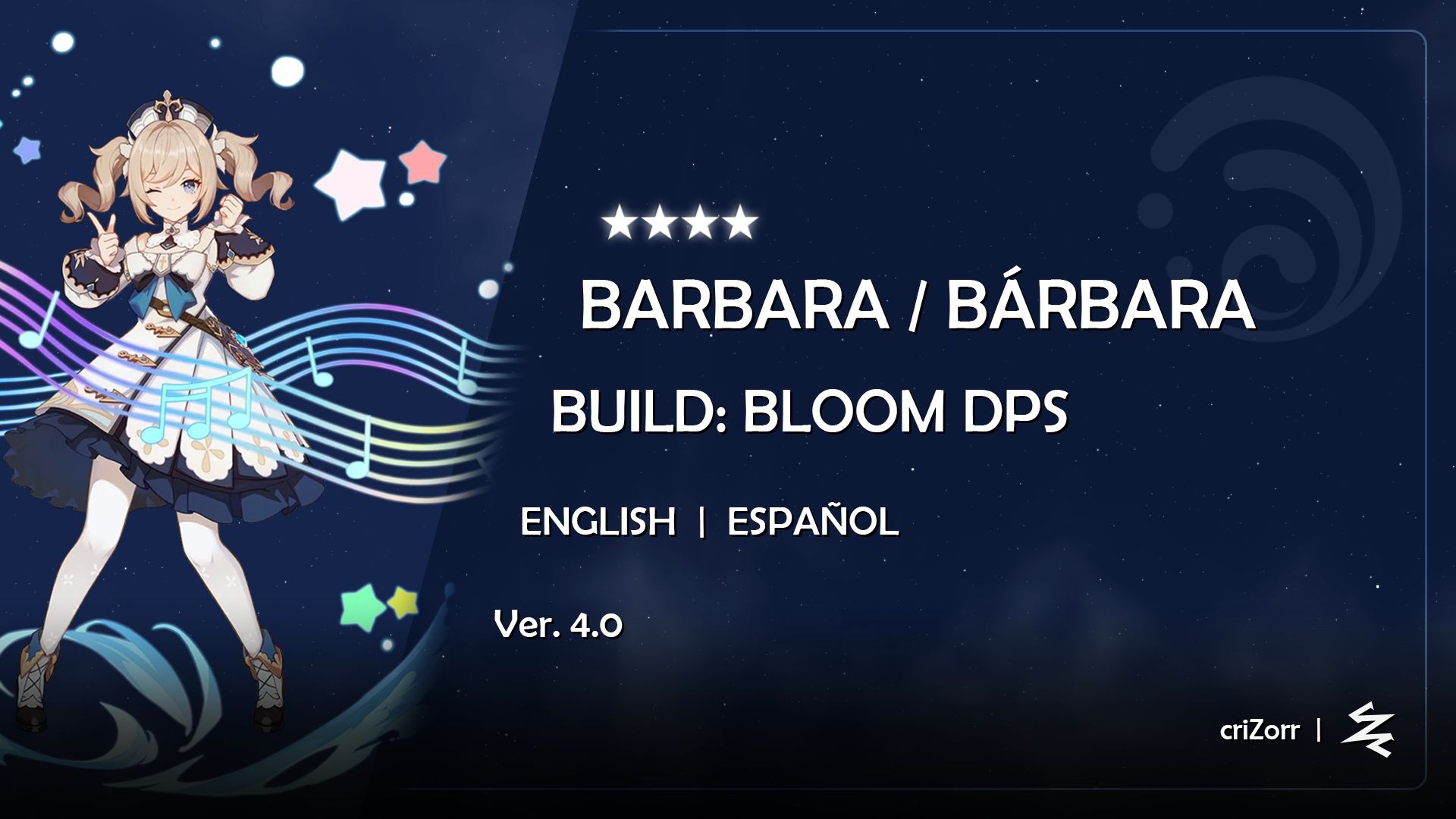 Barbara Build BLOOM DPS [v4.0] Genshin Impact | HoYoLAB