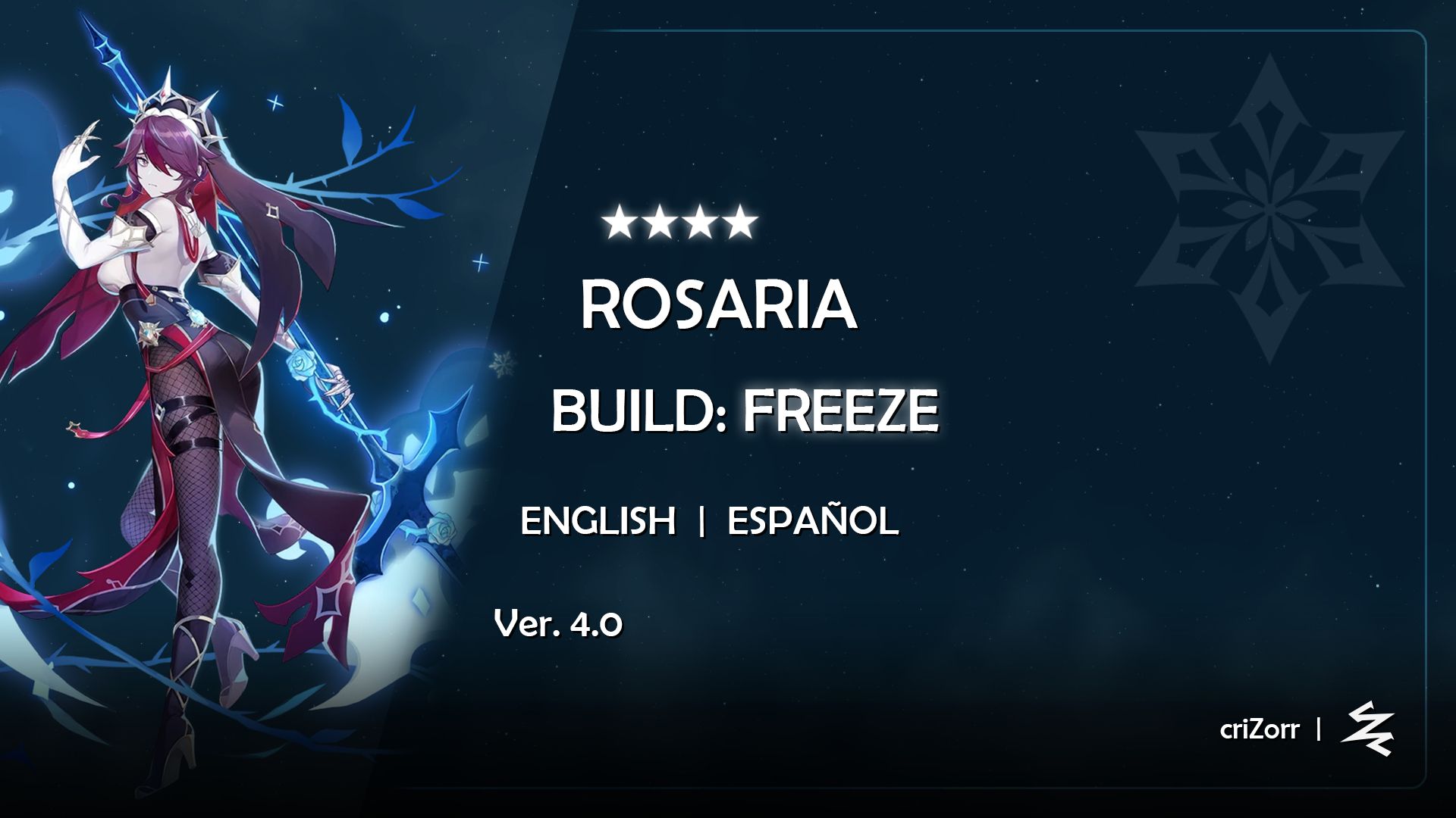 Rosaria Build FREEZE [v4.0] Genshin Impact | HoYoLAB
