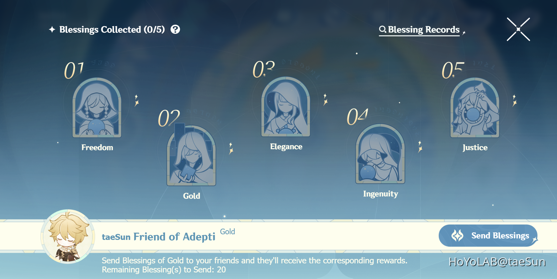 Here's My Blessings Genshin Impact | HoYoLAB