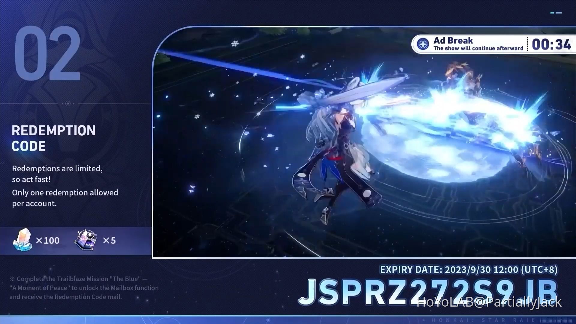 Second Code! (Honkai Star Rail 1.3) Honkai: Star Rail | HoYoLAB