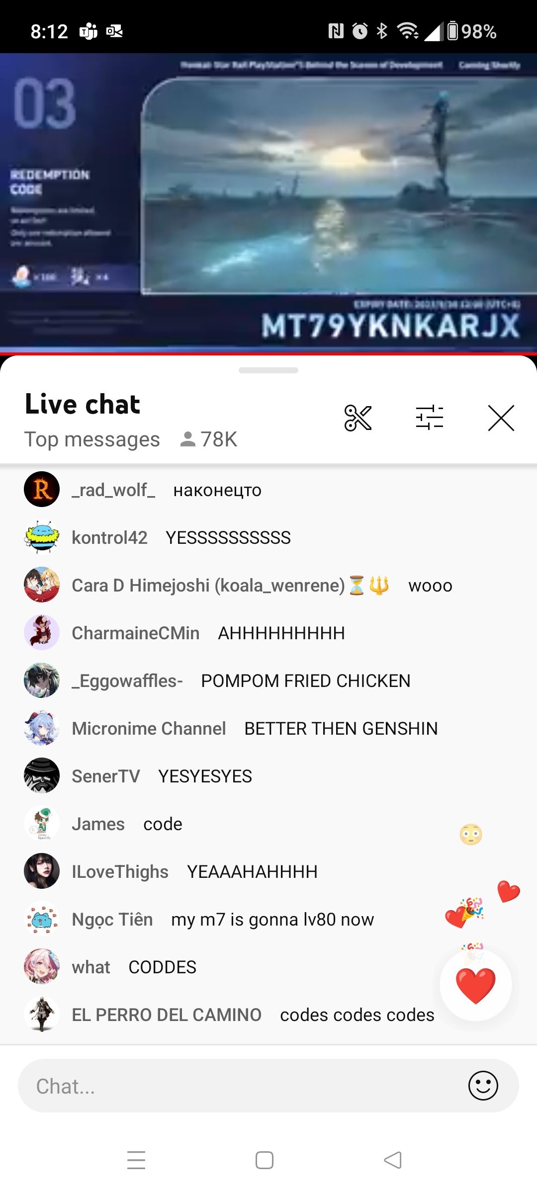 live stream codes Honkai: Star Rail | HoYoLAB